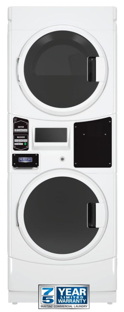 Maytag MLG22PDAWW Single Load Washer/Dryer Stack – Superior Laundry ...